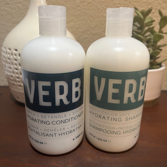 Verb | Hair | Verb Hydrating Shampoo 2 Oz Hydrating Conditioner 12 Oz ...